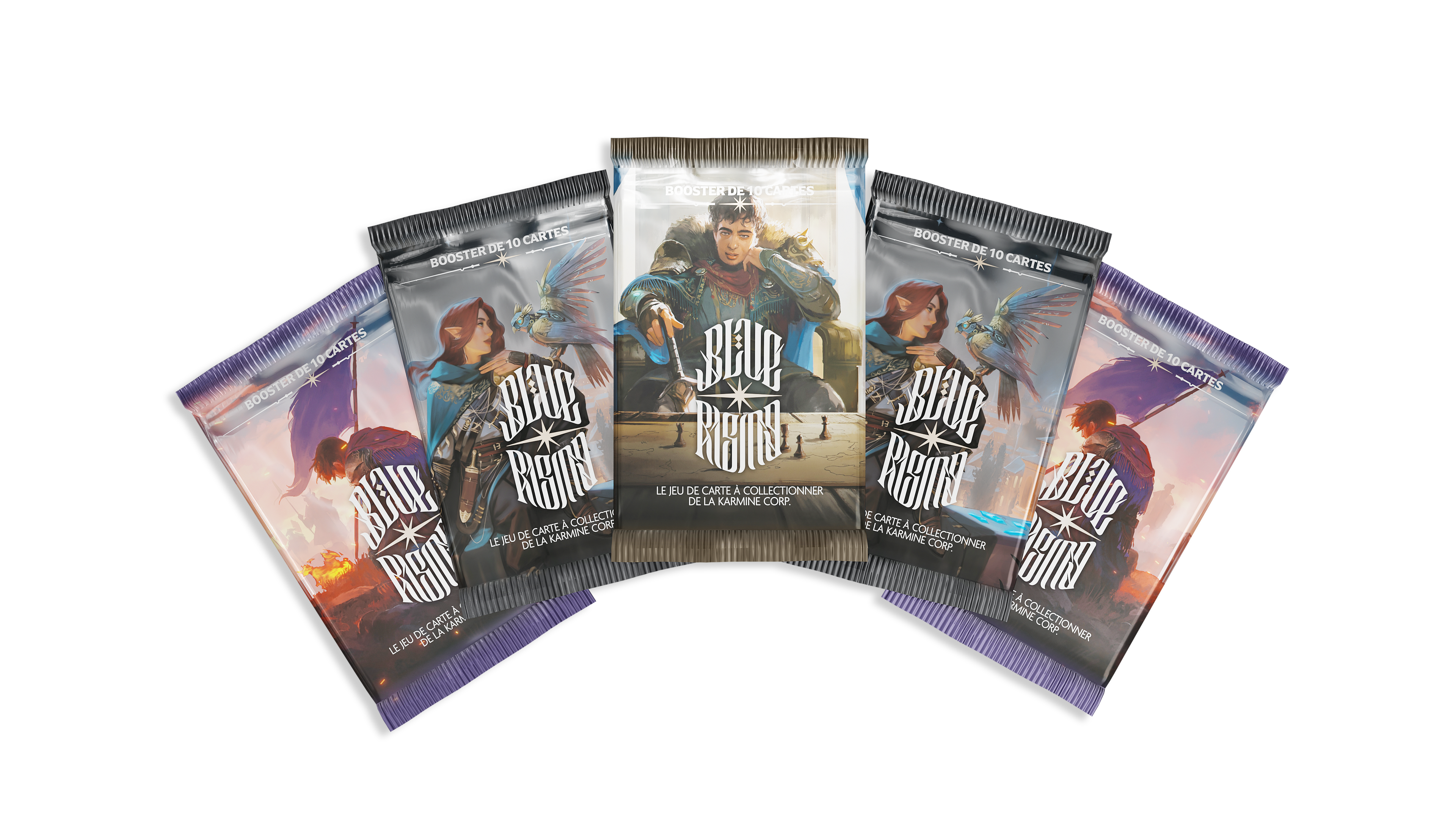 Pack de 5 Boosters BLUE RISING – 50 cartes – Blue Rising