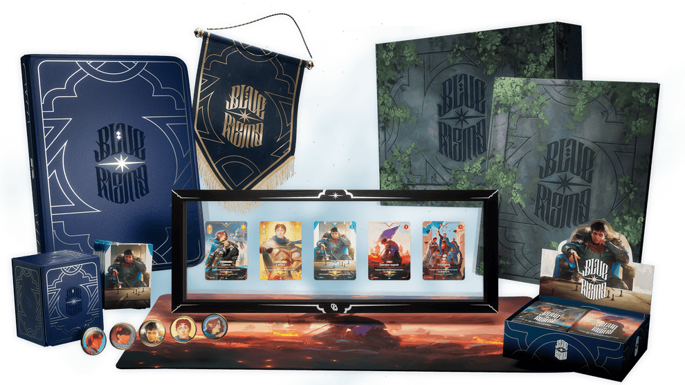 BLUE RISING – Le TCG officiel de la Karmine Corp – Blue Rising
