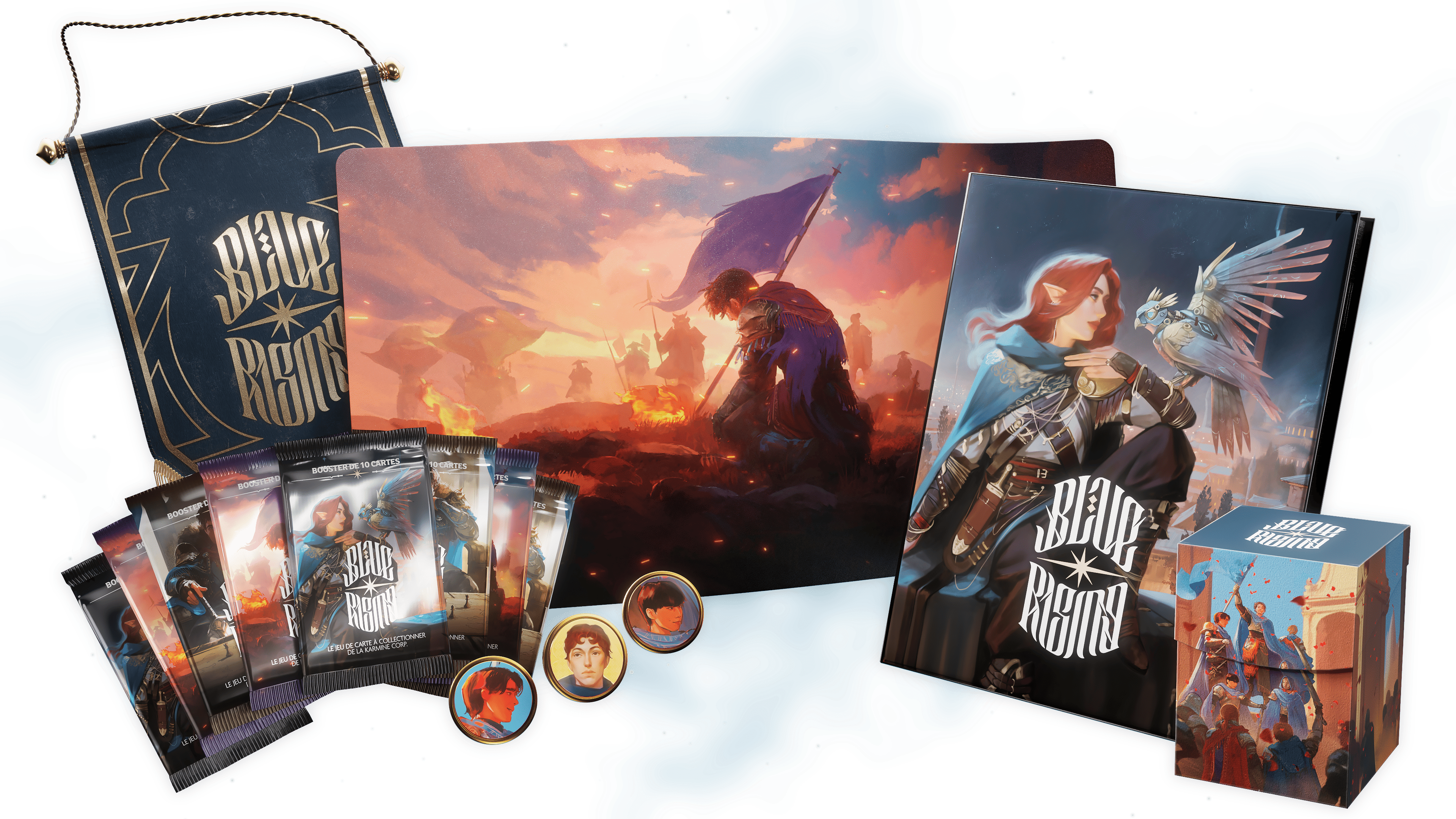 Pack de précommande - Blue rising, le TCG officiel de la Karmine Corp ...