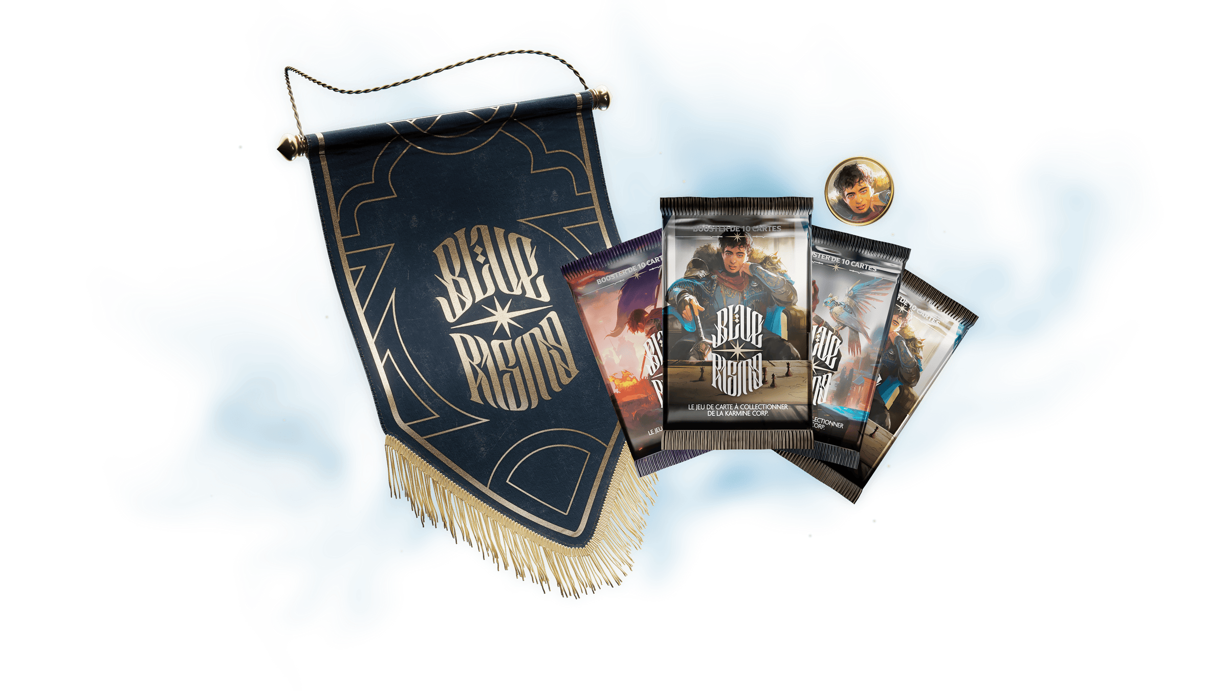 BLUE RISING – Le TCG officiel de la Karmine Corp – Blue Rising